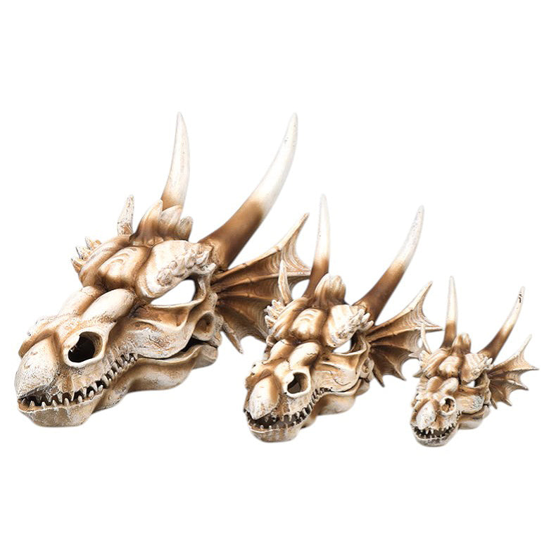 CastleDawnAquaticsDragonStyleBonesSkullFishTankAquariumDecorDecoration ...