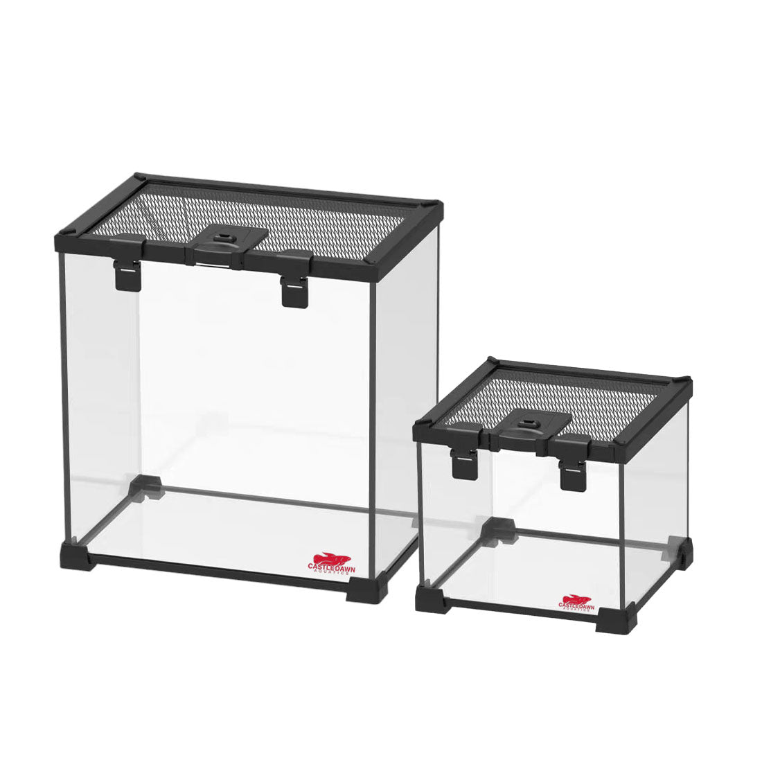 Home Castle Dawn Aquatics Terrarium Glass Habitat